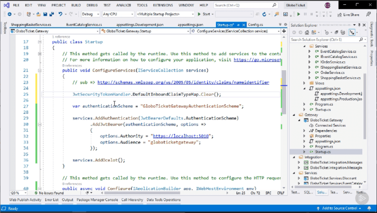 آموزش امنیت در معماری میکروسرویس ها در Aspnet Core پرووید