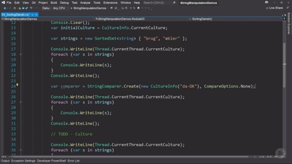 آموزش کار با رشته ها در سی شارپ - پرووید