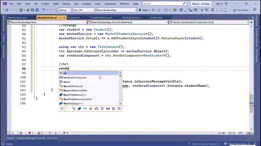 آموزش پیاده سازی Unit Testing در Blazor - پرووید